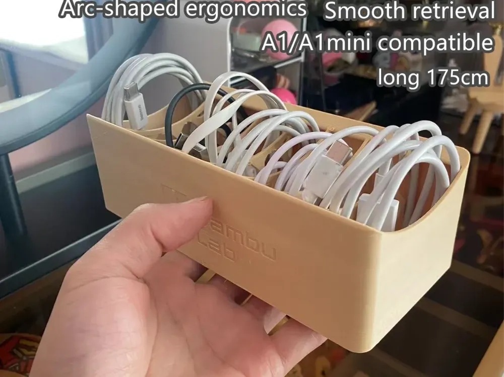 [2025 New Version] Data Cable Organizer Portable Charging Head and ...