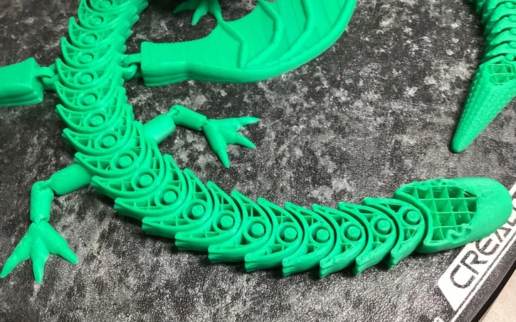 Articulated Nature Dragon by dev da dev MakerWorld: Download Free 3D Models