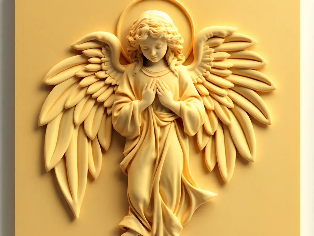 The angel with the highest possible contrast CNC. by sb28 - MakerWorld