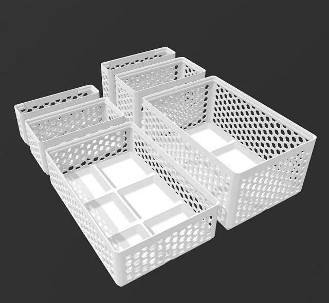 Gridfinity Hex Bins Light (rotated grid) all sizes by ostat - MakerWorld