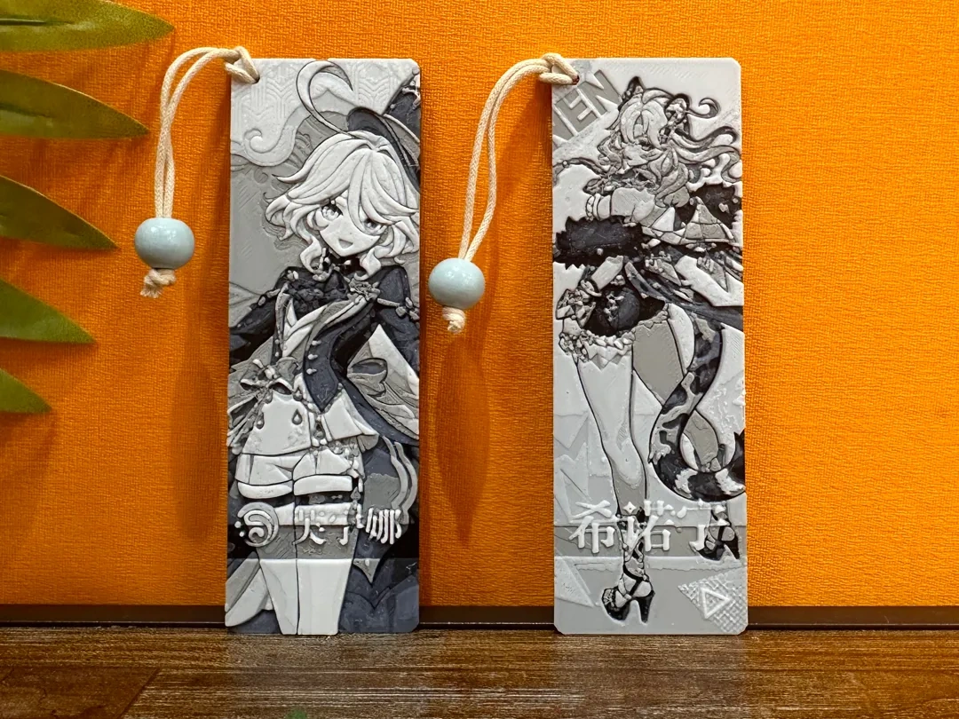 Genshin Impact: Furinina, Xinhuning - 2 Bookmark Designs by DREAM ...