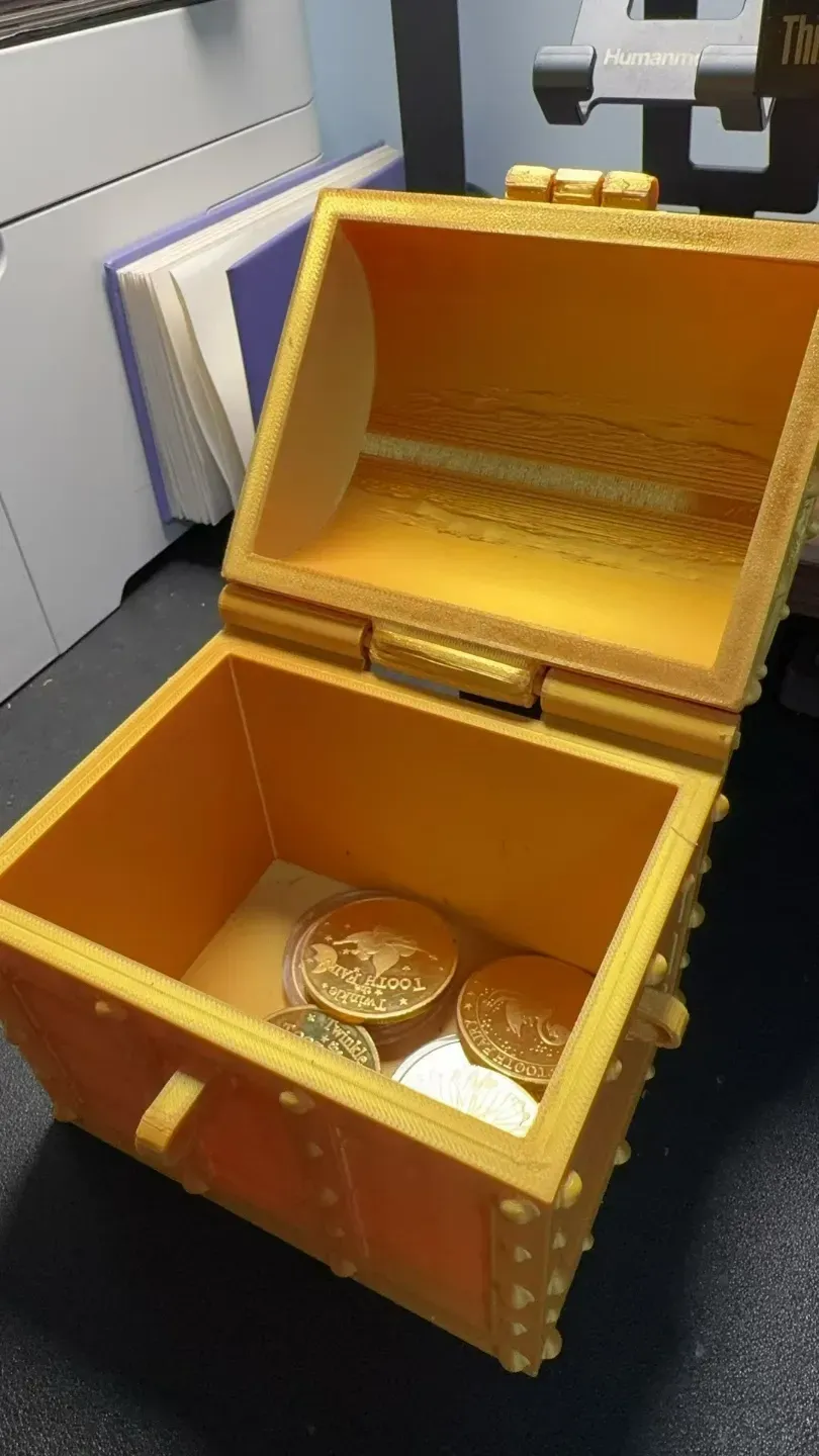 Password Lock Treasure Chest by Callie MakerWorld: Download Free 3D Models