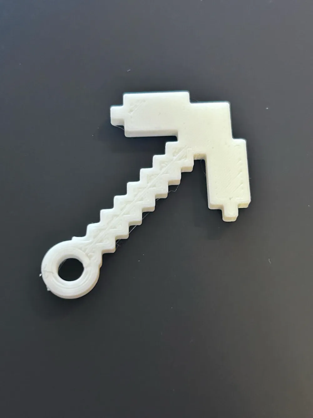 Minecraft Pickaxe Keychain - Free 3D Print Model - MakerWorld