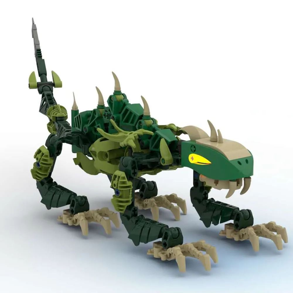 Bionicle Bionic Dinosaur of Bota-Magna Skull by Scmdex - MakerWorld