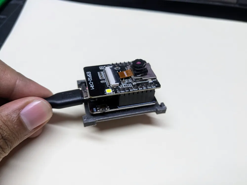 ESP32-CAM-MB USB Programmer Outer Casing(with cam) by Tanvir Ahmed ...