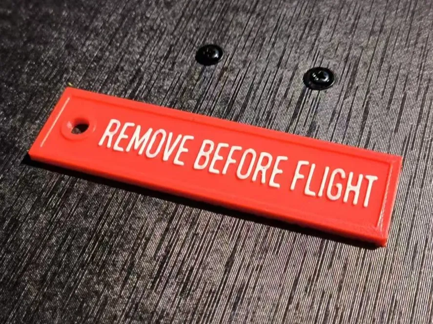 【REMOVE BEFORE FLIGHT】钥匙扣 by Keychain cottage - MakerWorld