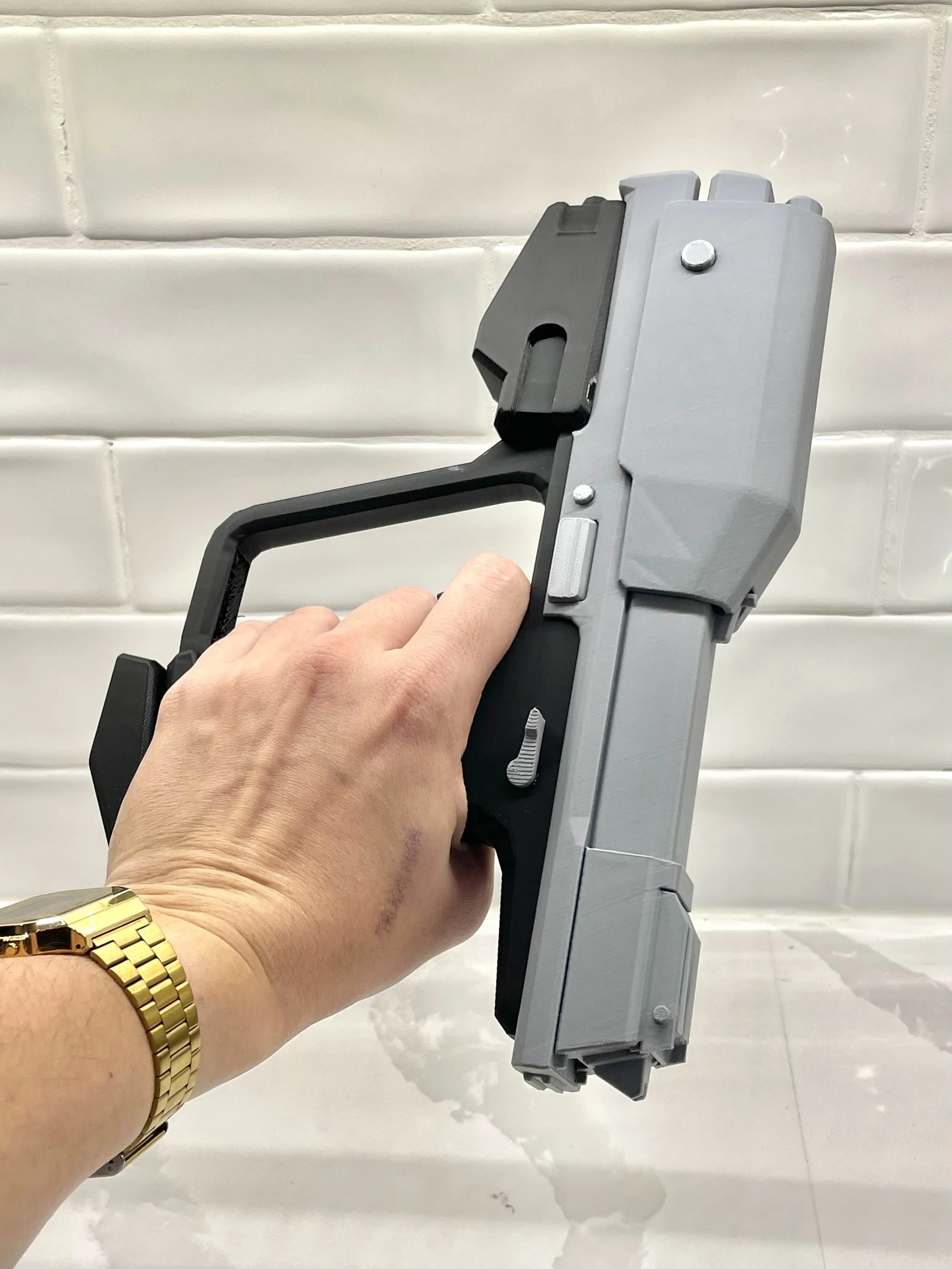Halo: Reach Reloadable SRS99-AM Sniper Rifle - Free 3D Print Model ...
