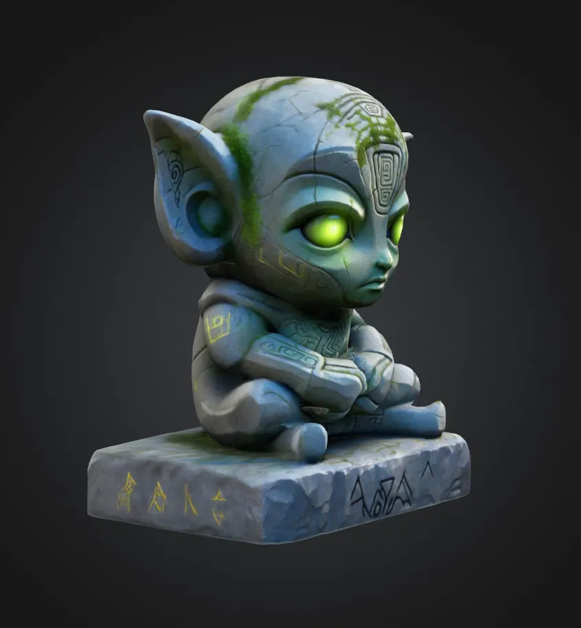 Ancient Alien Anime by inthehouseof3d - MakerWorld