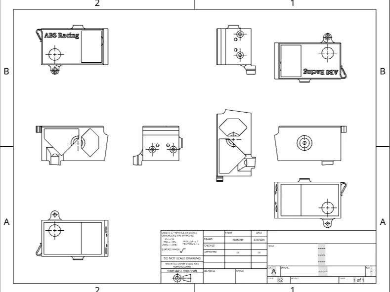 Transbrake Button Mount by Andy - MakerWorld