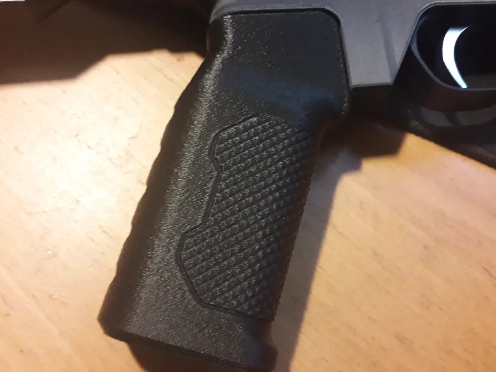 23-Degree AR-15 Style Textured Straight Grip by MJM3D - MakerWorld