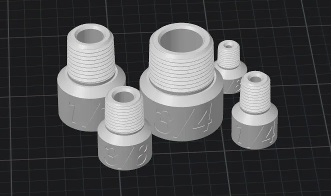 Pipe Thread Test by FdEngineer88 MakerWorld: Download Free 3D Models