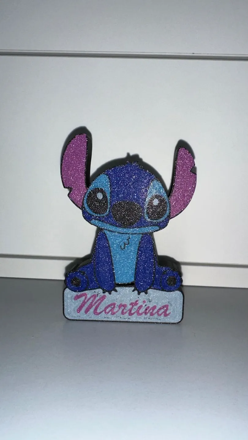 Editable Name Stitch by CREARTES_3D MakerWorld: Download Free 3D Models