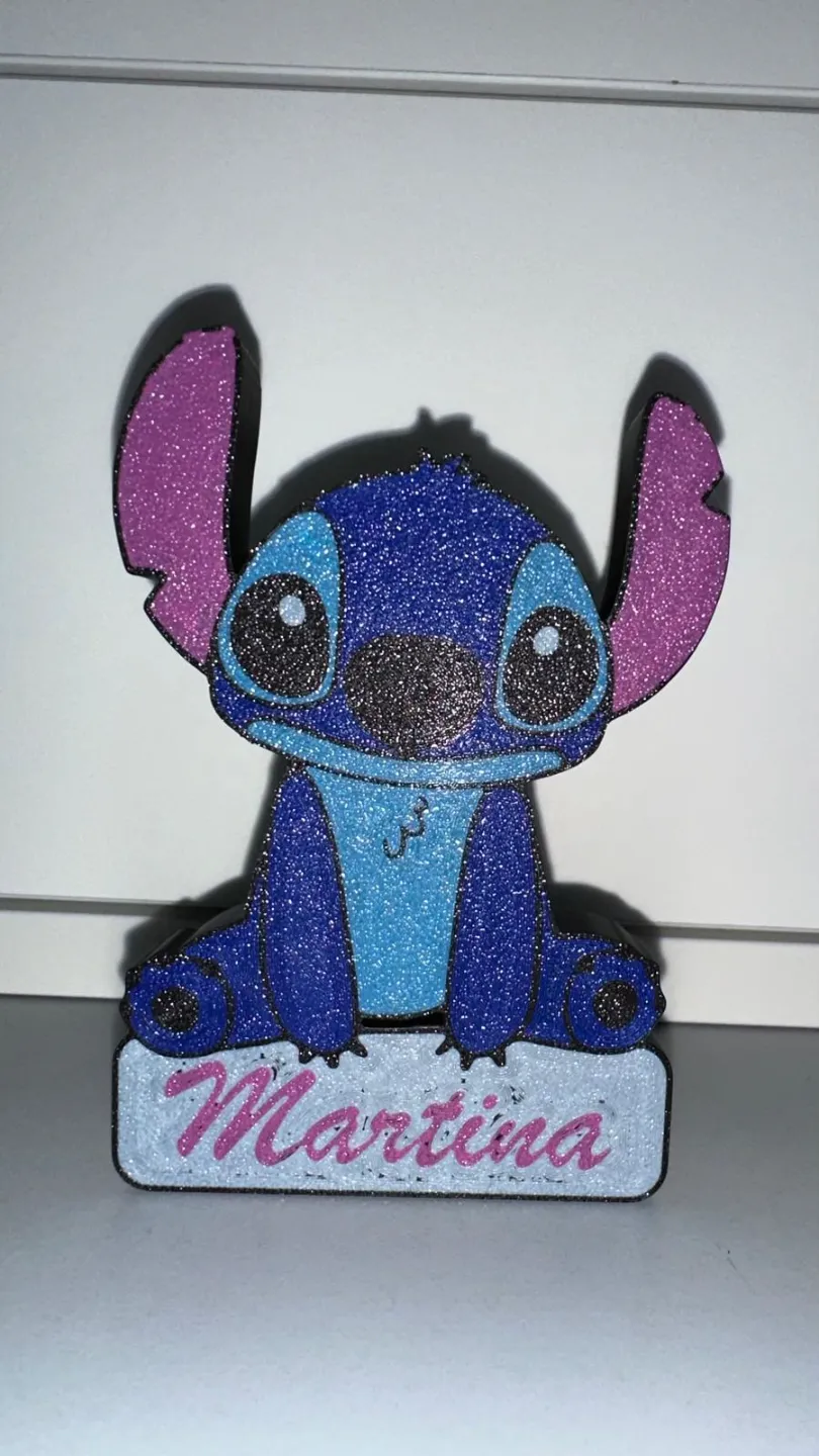 Editable Name Stitch by CREARTES_3D - MakerWorld