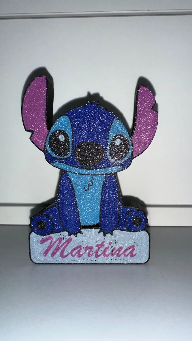 Editable Name Stitch by CREARTES_3D - MakerWorld