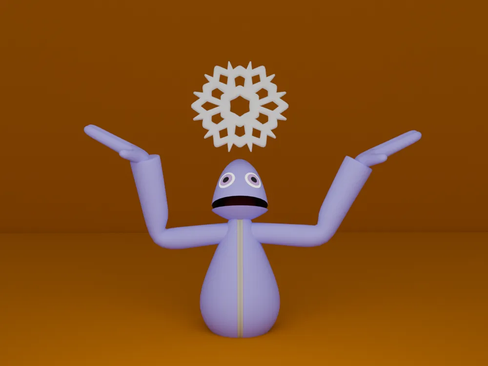 Snowflake - Free 3D Print Model - MakerWorld