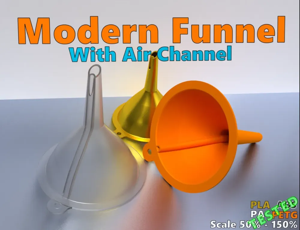Modern funnel by Schwaigi designs - MakerWorld
