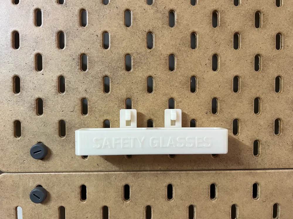 Ikea Skadis Safety Glasses Holder Remixed By Raddic Makerworld