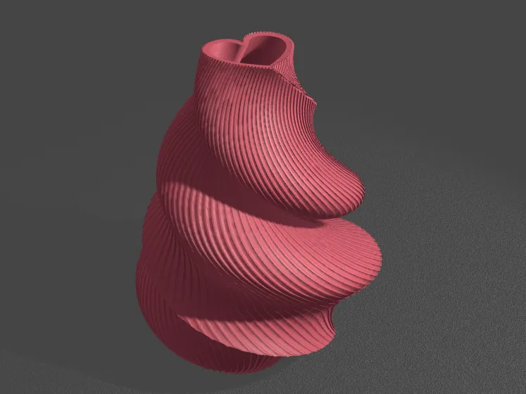 Valentine's day vase - Free 3D Print Model - MakerWorld
