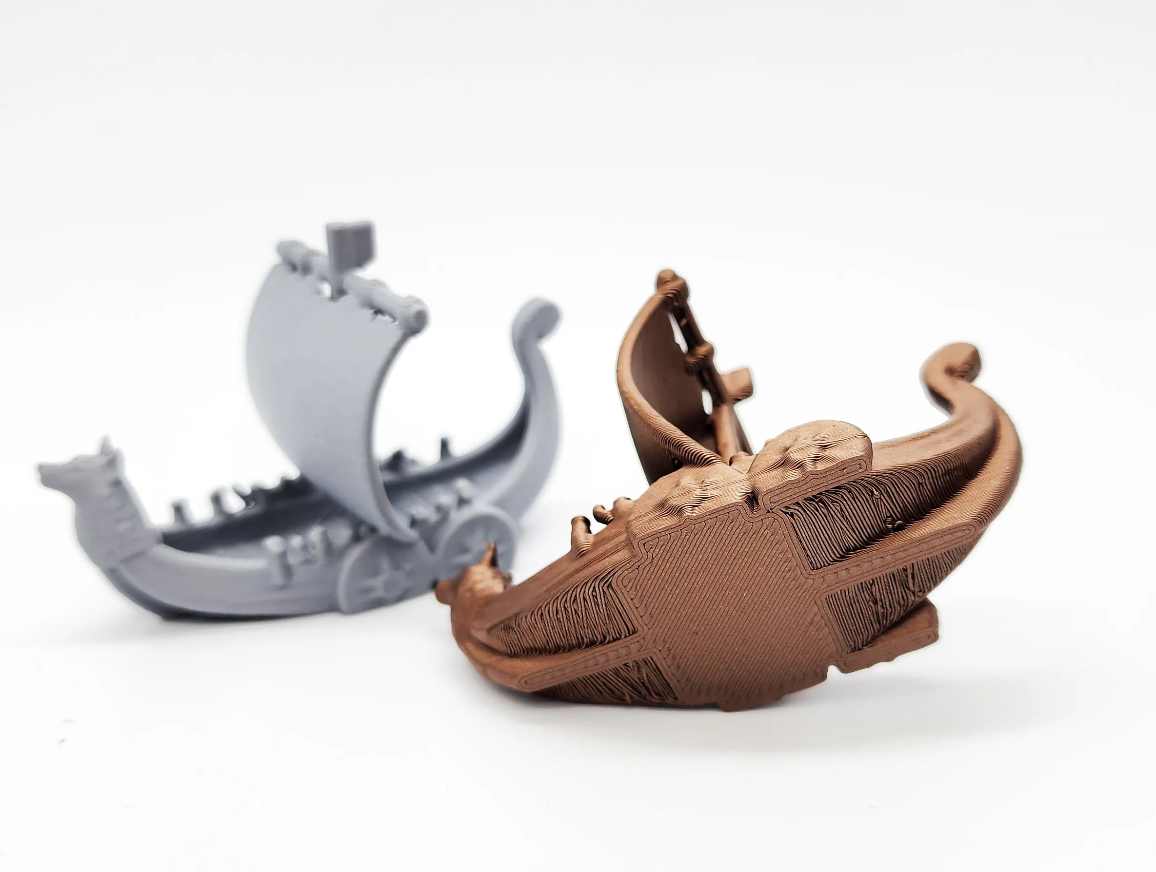 Viking Longship Benchmark - No Supports - Free 3D Print Model - MakerWorld