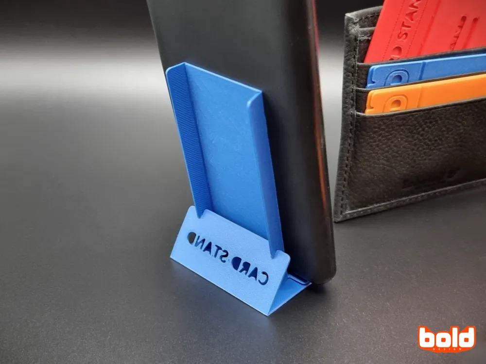 Card Stand phone holder by Bold designMakerWorld: Download Free 3D Models