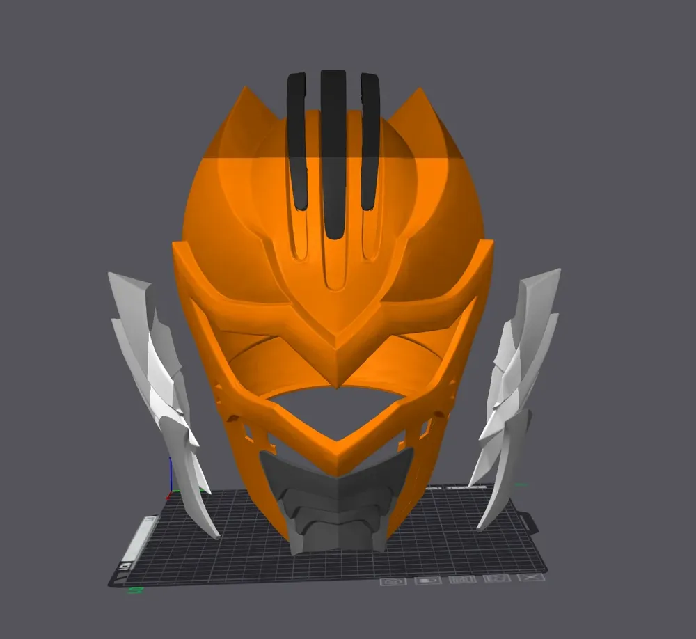 Earth Tiger Armor Helmet, Multi-Color Assembly, Wearable, No AMS ...