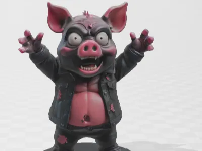 PIgZombie of the Zombie Troop by MaiamaStudio - MakerWorld