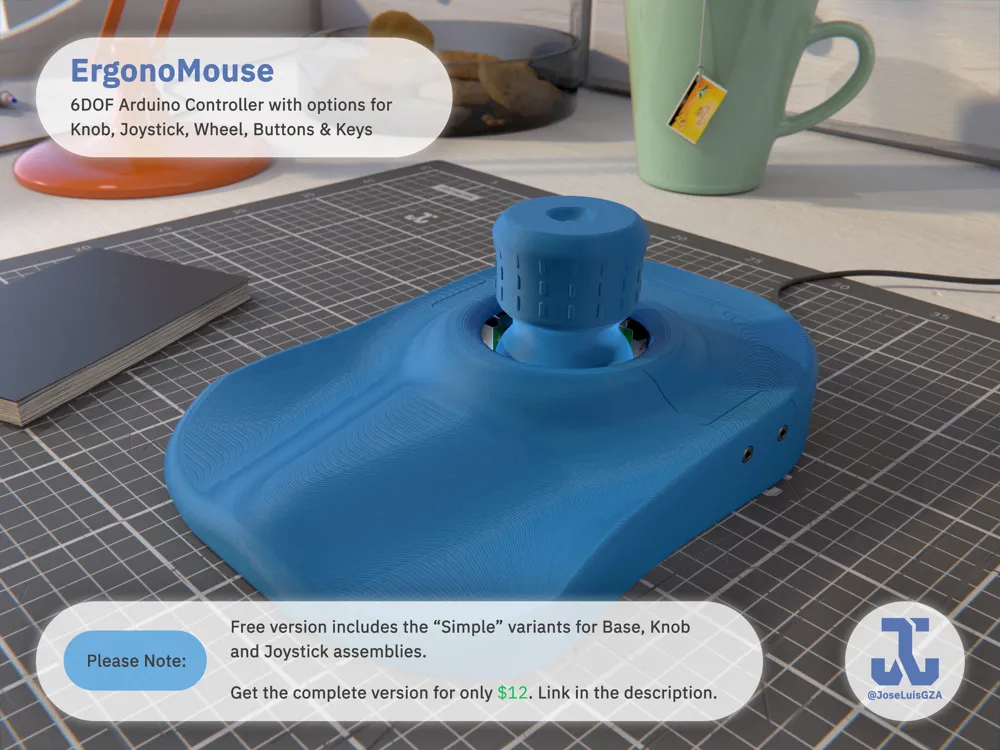 ErgonoMouse [Free version] - 6DOF Controller Remixed by Jose L ...