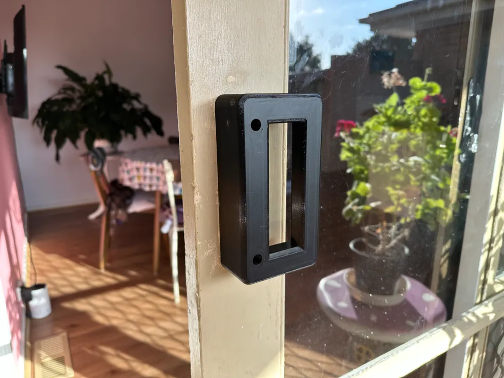 Sliding door handle - O shaped - Free 3D Print Model - MakerWorld