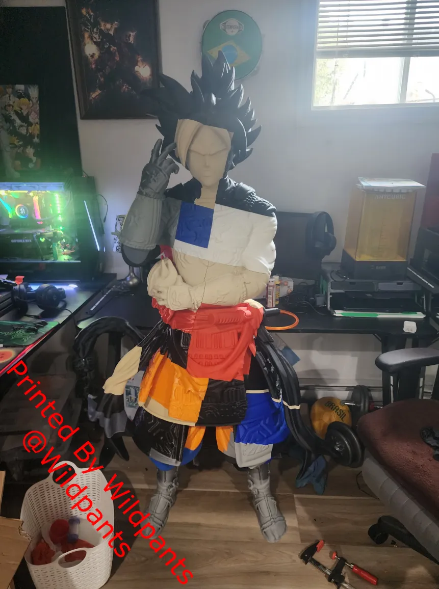 Life Size Goku Black Shogun by Ryan MakerWorld: Download Free 3D Models