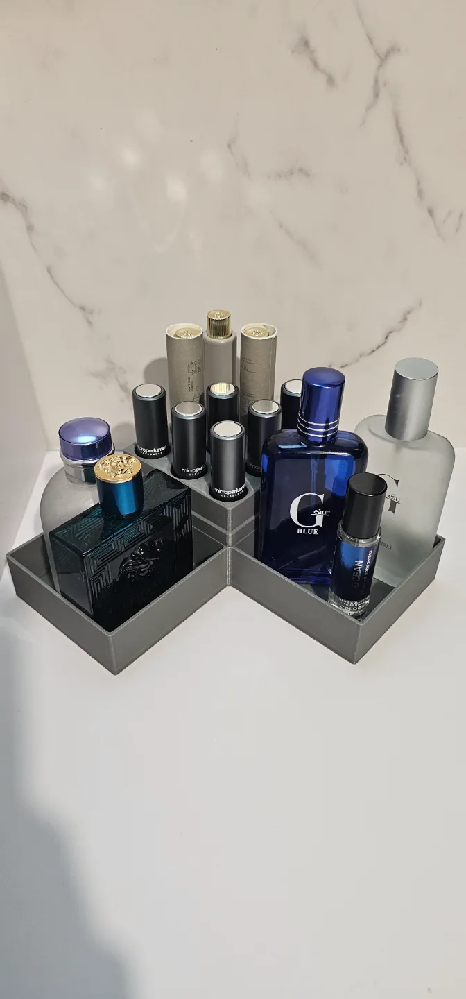 Cologne Holder/Organizer storage for fragrances by colescottn MakerWorld: Download Free 3D Models