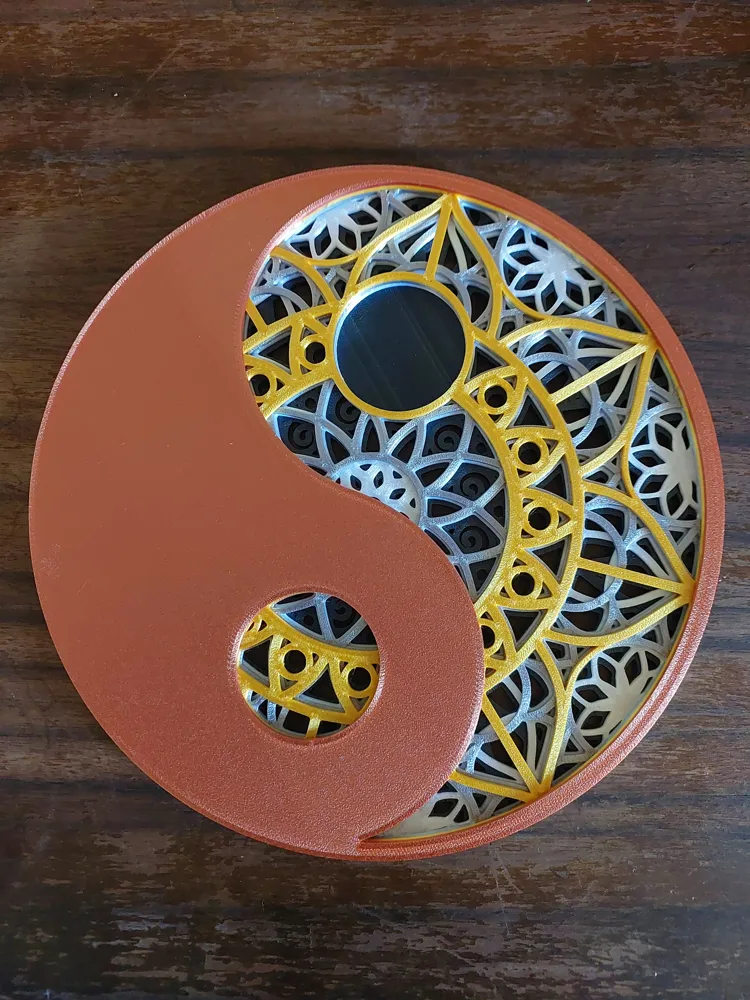 5 Layer Mandala Yin Yang by ClodStomperProductions - MakerWorld