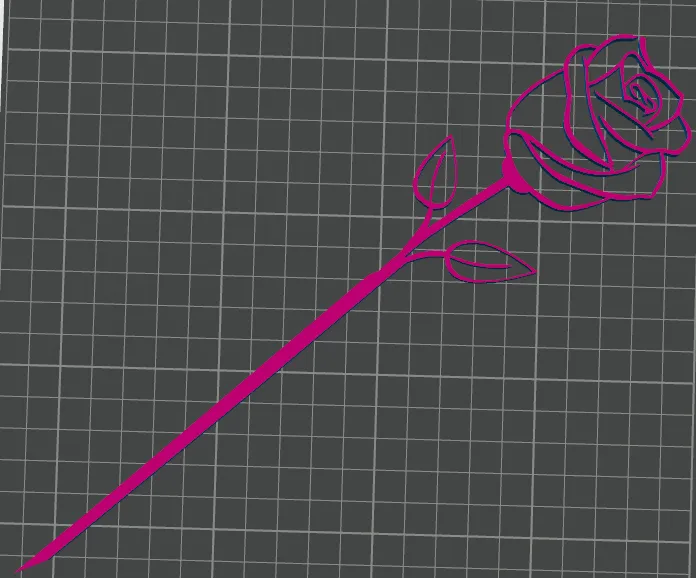 Rose with stand - Free 3D Print Model - MakerWorld