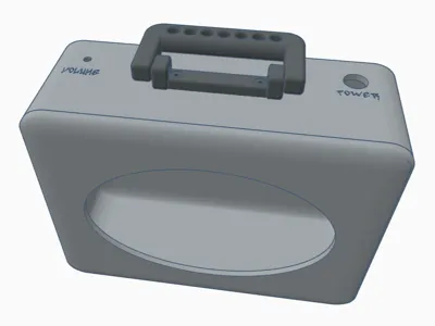 Single 6x9 Bluetooth Speaker Box by Jcarnold8806 MakerWorld: Download ...