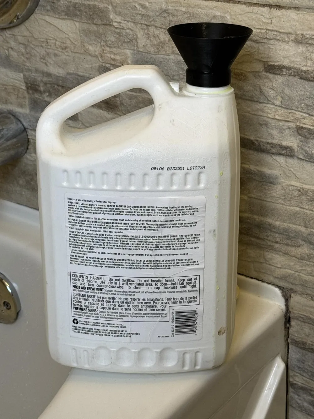 Screw On Funnel for Windshield Washer Fluid Bottle by Two Wheels Online ...