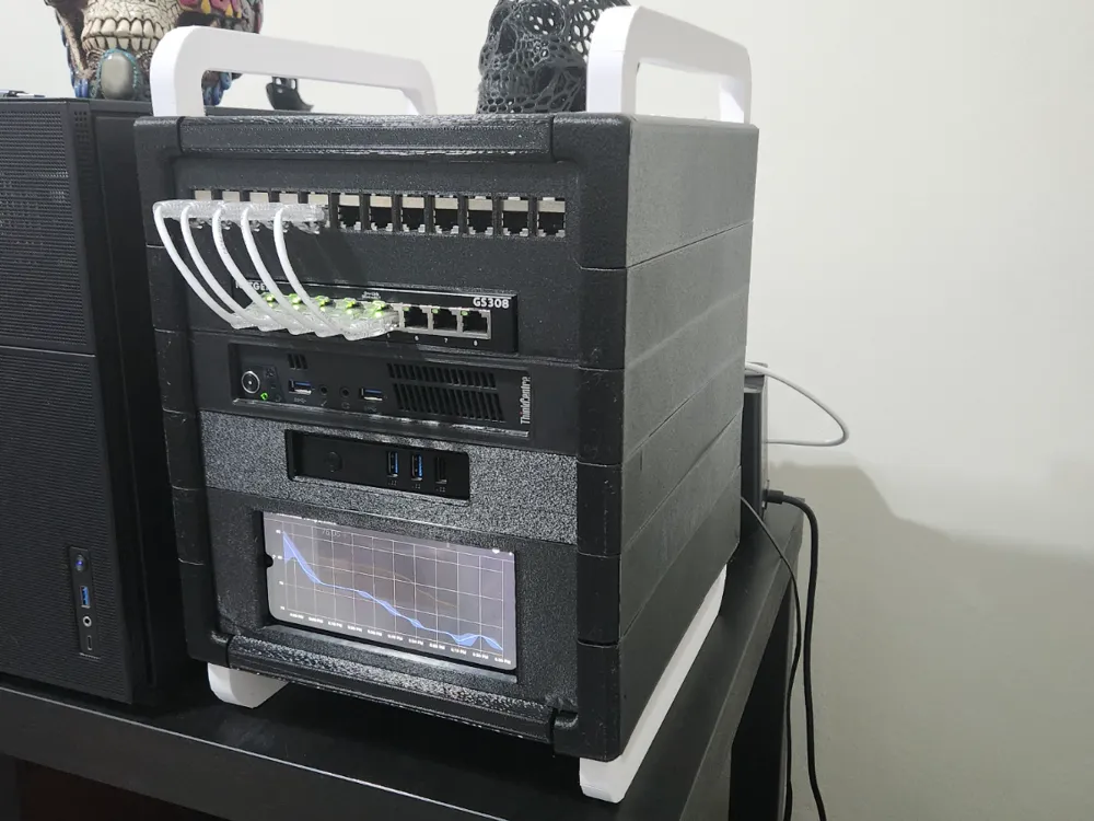 10 inch homelab mini rack. by generic_user_acct - MakerWorld