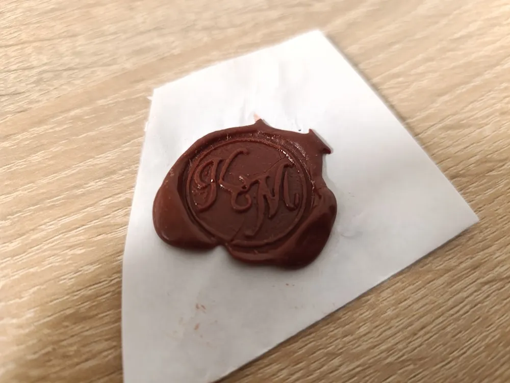 Sealing wax stamp for testing - KM letters by Firespark39 MakerWorld ...