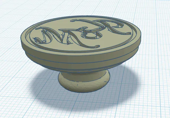 Sealing wax stamp for testing - KM letters by Firespark39 MakerWorld ...
