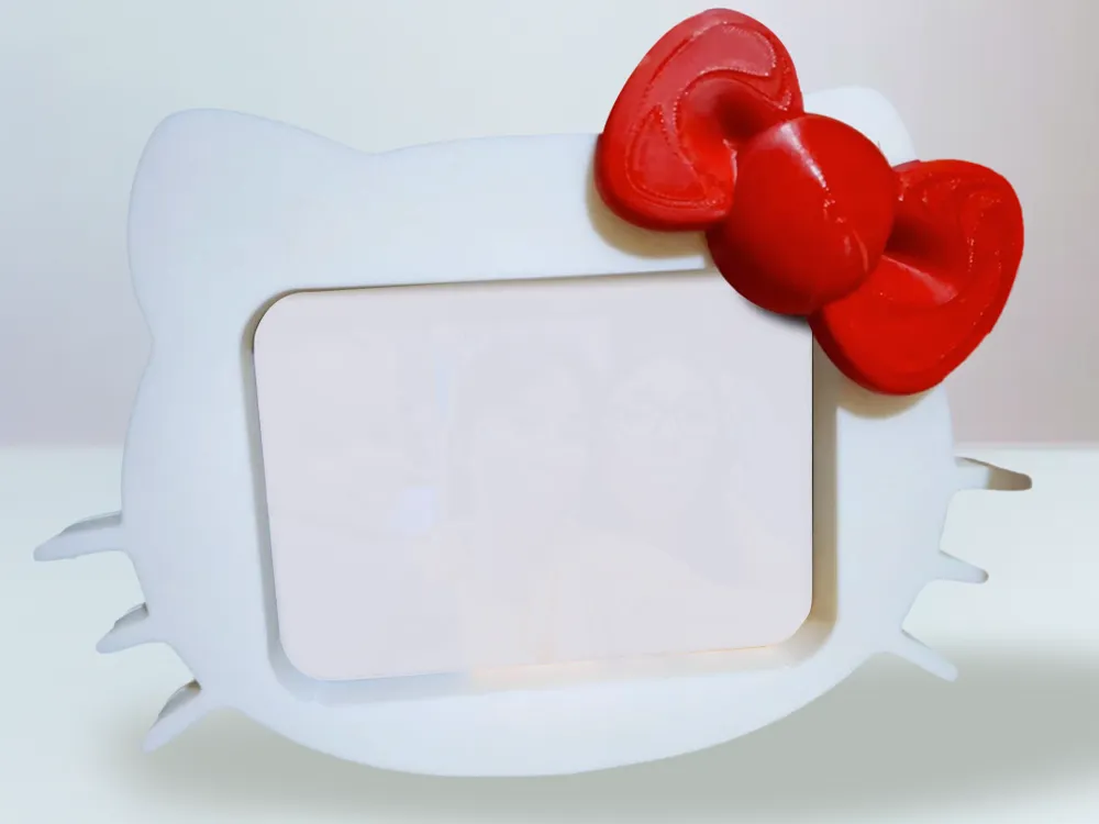 Hello Kitty Photo Frame by decabeza - MakerWorld