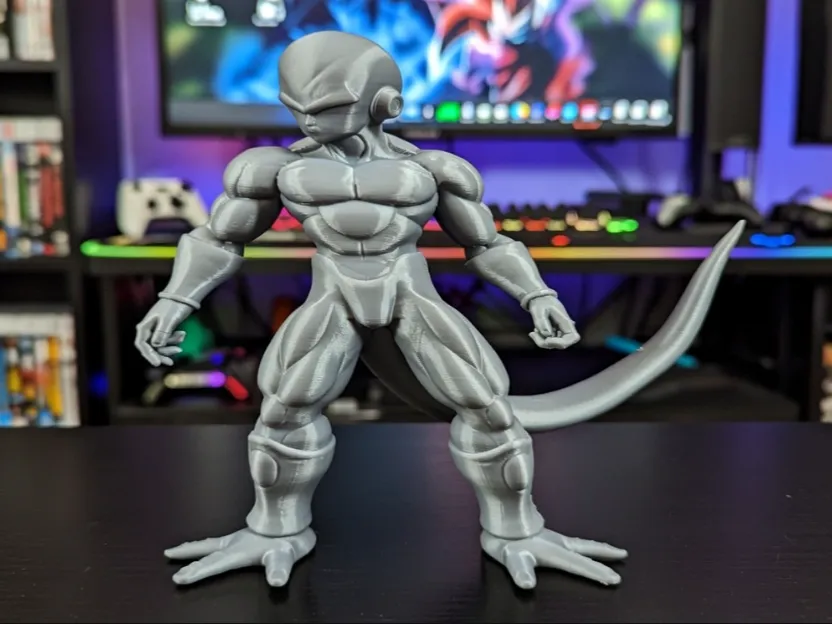 Life-Size Golden Frieza 3D Model - Free 3D Print Model - MakerWorld
