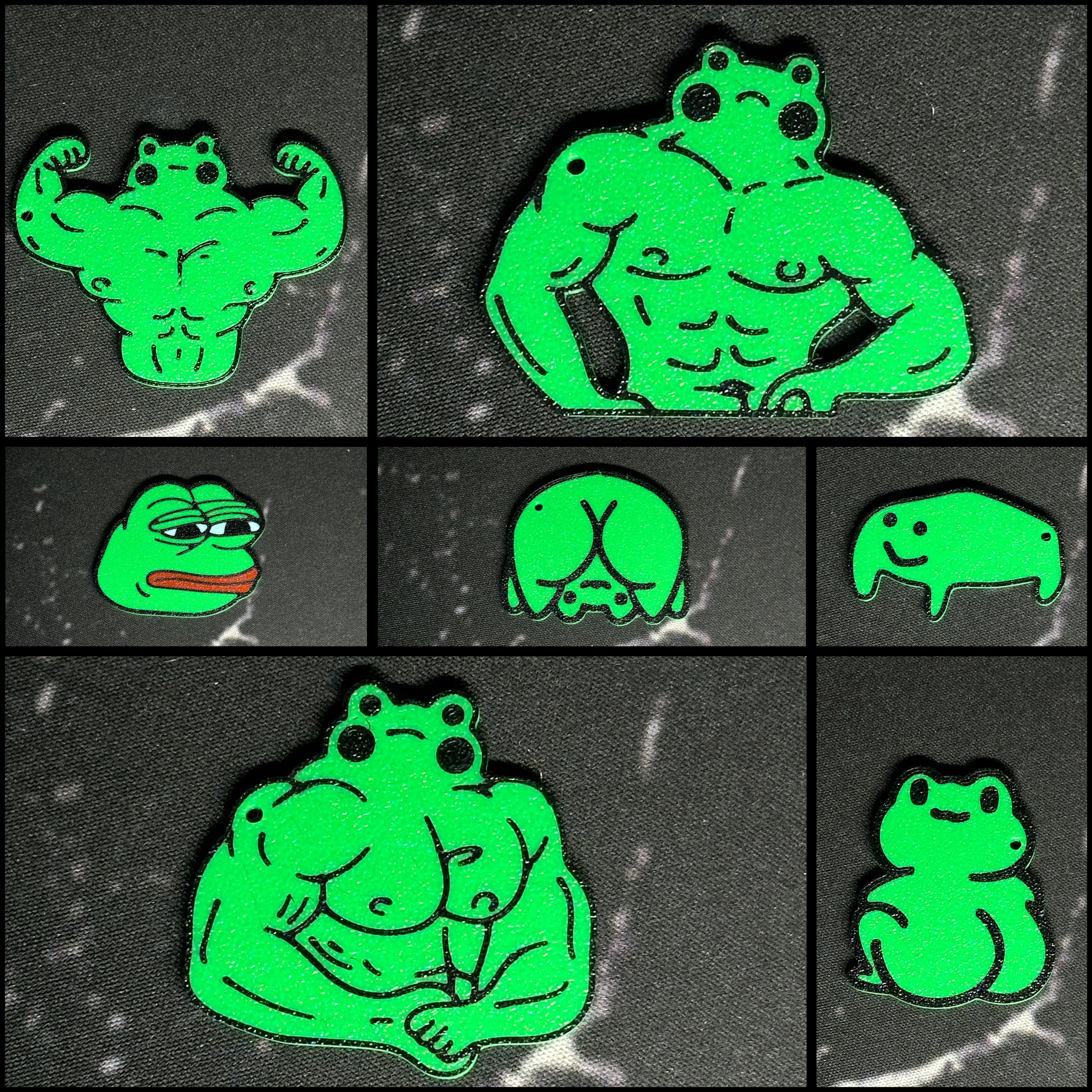Cute ass frog keychain - Free 3D Print Model - MakerWorld