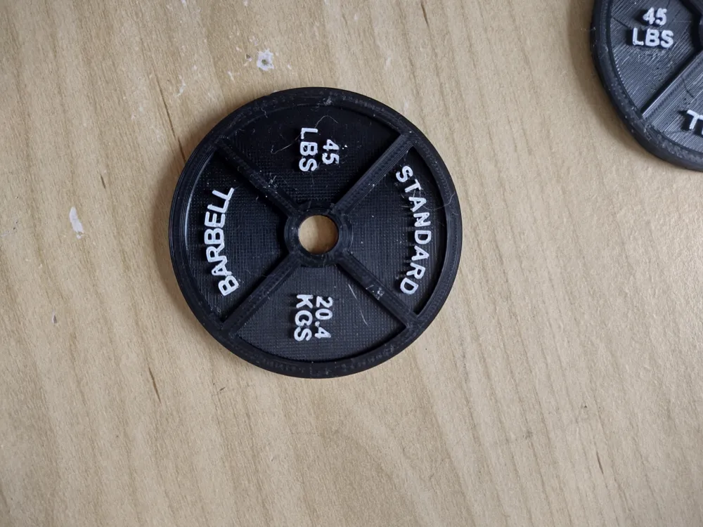 Weight Plate Coaster by heldercruz100MakerWorld: Download Free 3D Models