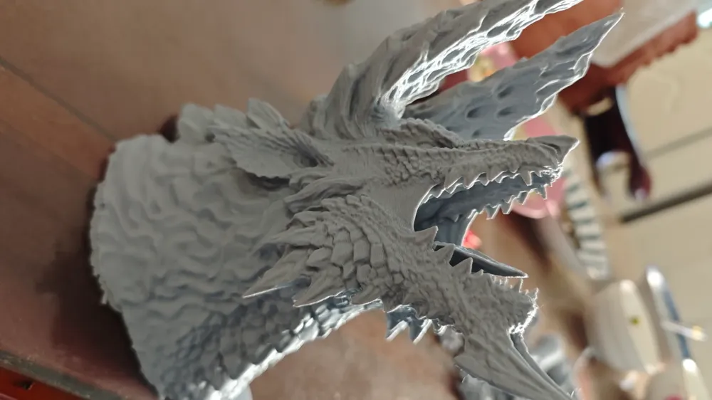 Monster Hunter Zinogre Bust Remixed by user_4273859933 MakerWorld ...