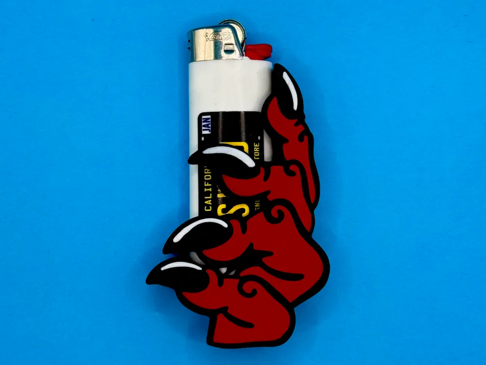 Devil Lighter Case by BatChips MakerWorld: Download Free 3D Models