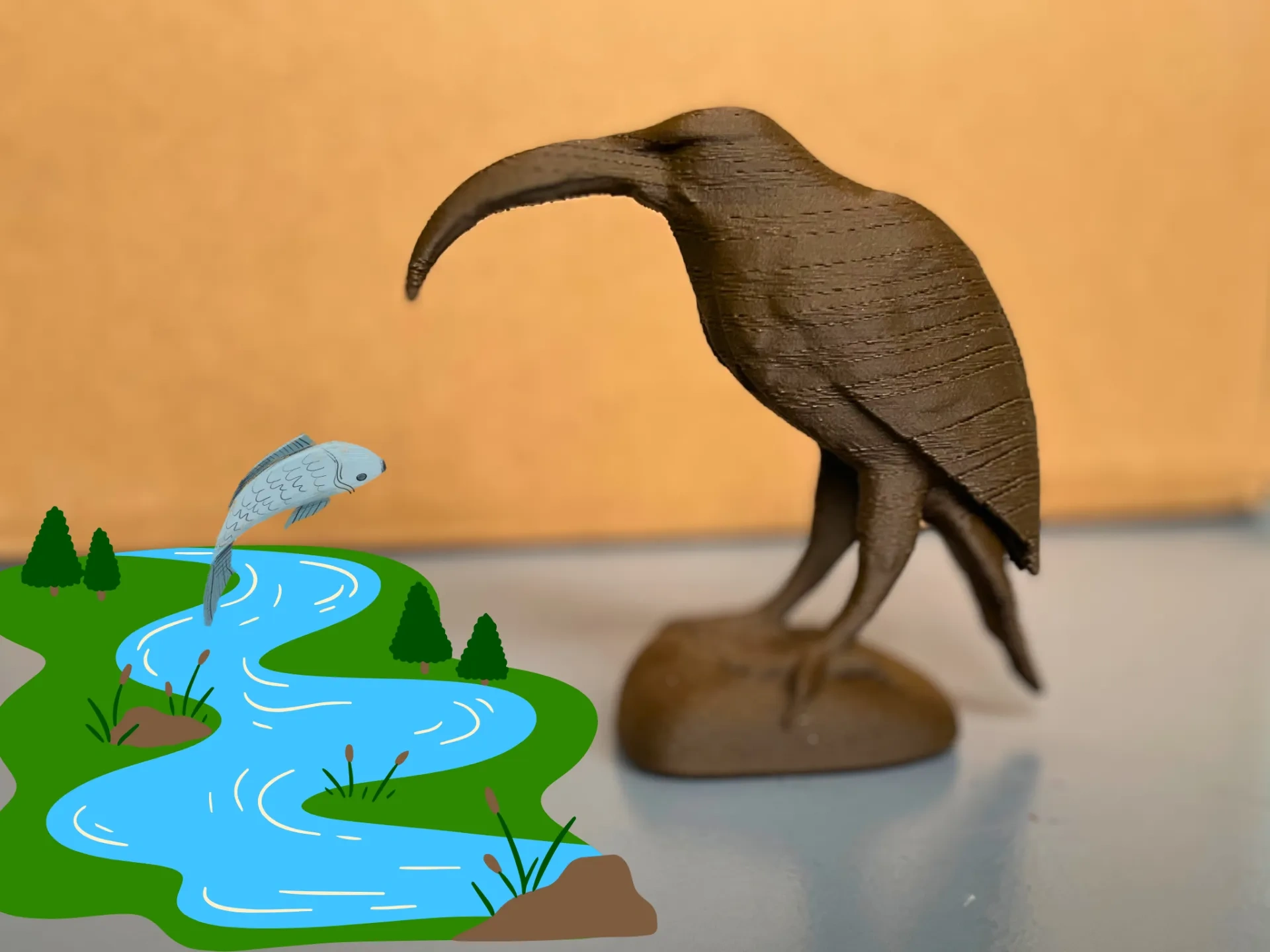 Elegant Explorer: Wooden Pelican by William Dou - MakerWorld