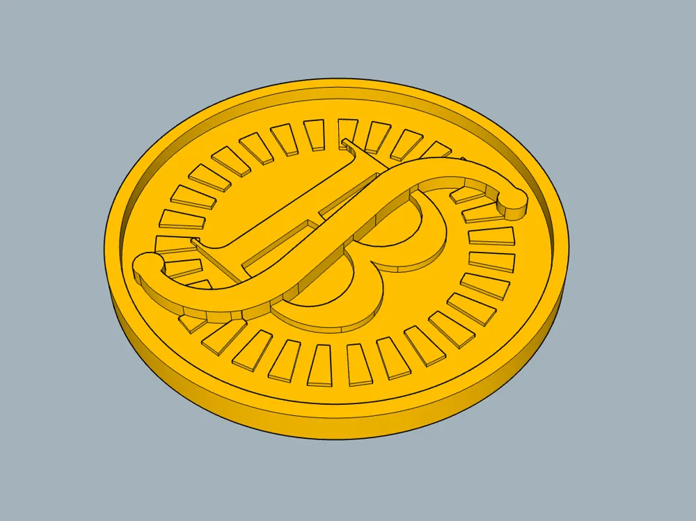 One piece belly coin - Free 3D Print Model - MakerWorld