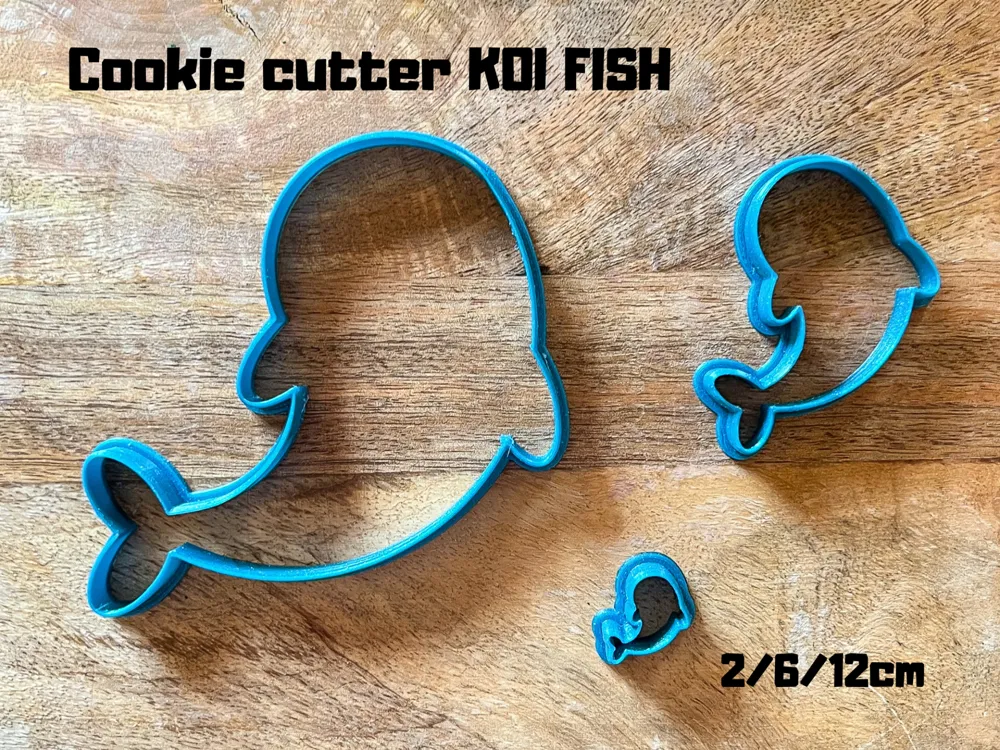Koi fish cookie cutter by POTEMATE - MakerWorld