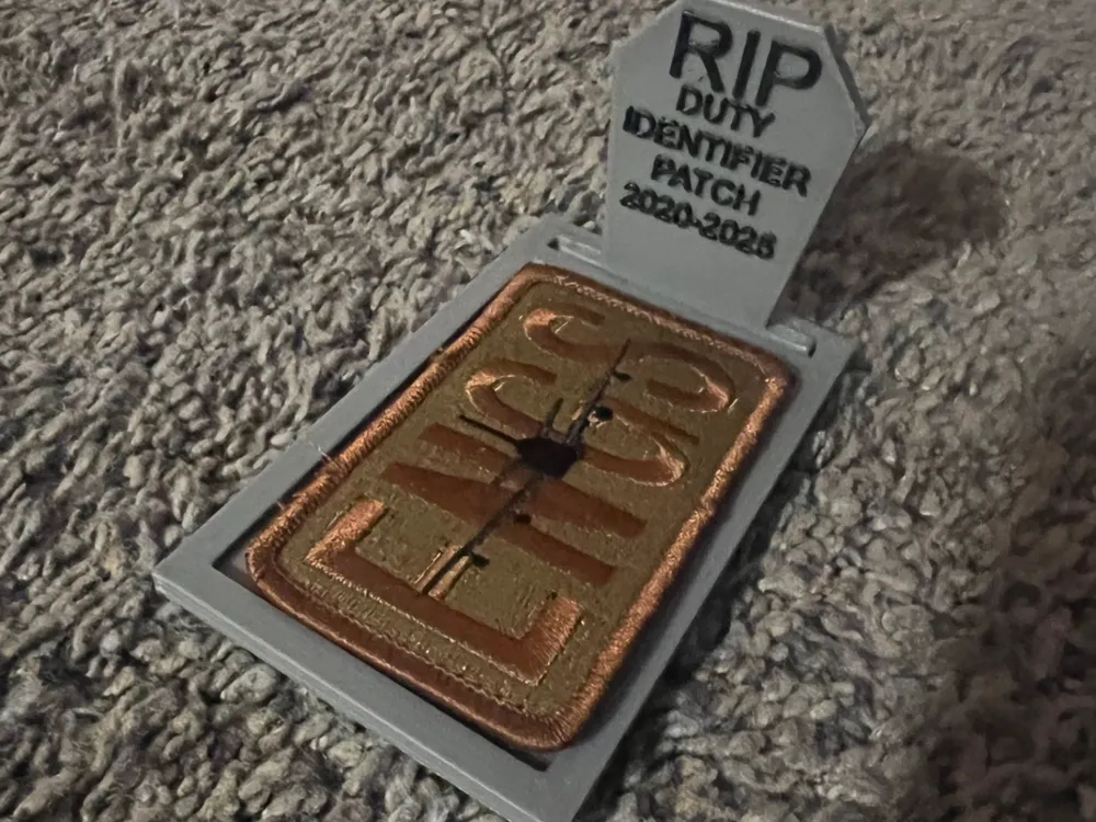 Air Force Duty Identifier grave by kirkcody MakerWorld: Download Free 3D Models