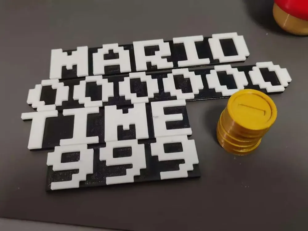 Mario Magnetic Scoreboard Coin by user_3684165762 - MakerWorld