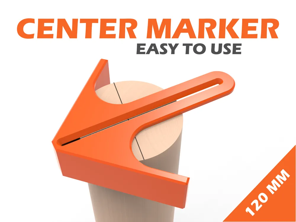CENTER MARKER - CENTER FINDER - (Tested) by ART TOO MakerWorld ...