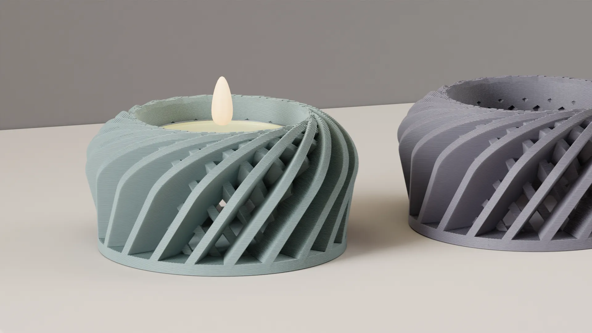 Modern Vase. Easy Print Sweeping Twisted Vase by Abstractia Design ...